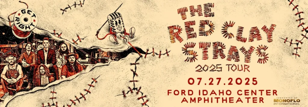 The Red Clay Strays Tickets | 27th July | Ford Idaho Center Amphitheater